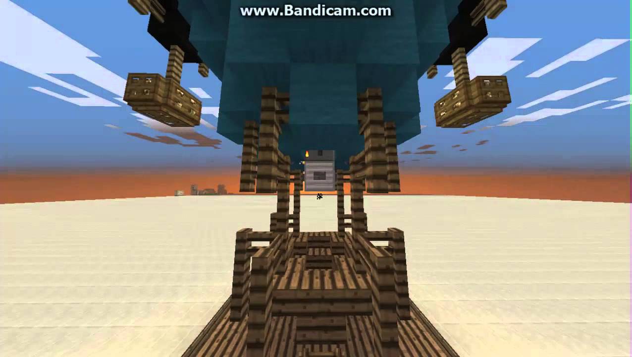 Hot Air Balloon | Minecraft Simple Command Block Creation - YouTube