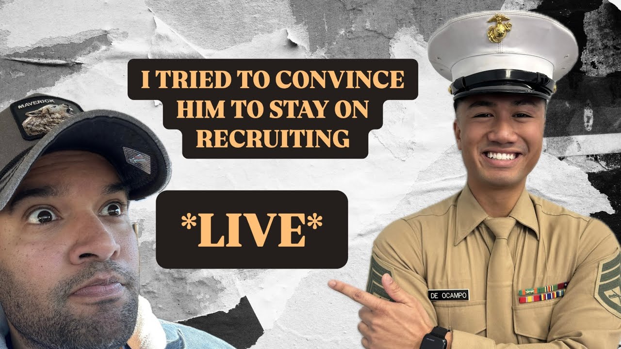 *LIVE ROLE PLAY* I Offered 50K for a Marine Corps Recruiter to Stay On ...