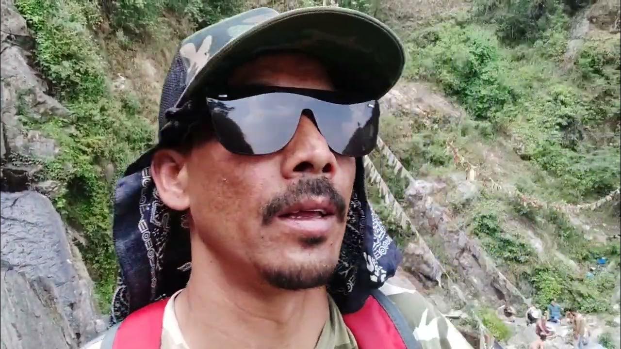 Hello Namaste Everyone Welcome To My Niraj Vlog With Sandip Gurung Vlog At Tin Dhare water Fall ...