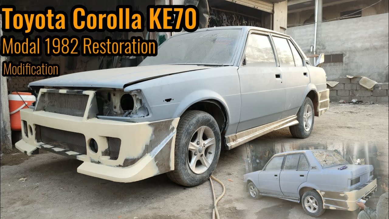 Toyota Corolla KE70 Modal 1982 || Low Price Restoraion & Modification ...