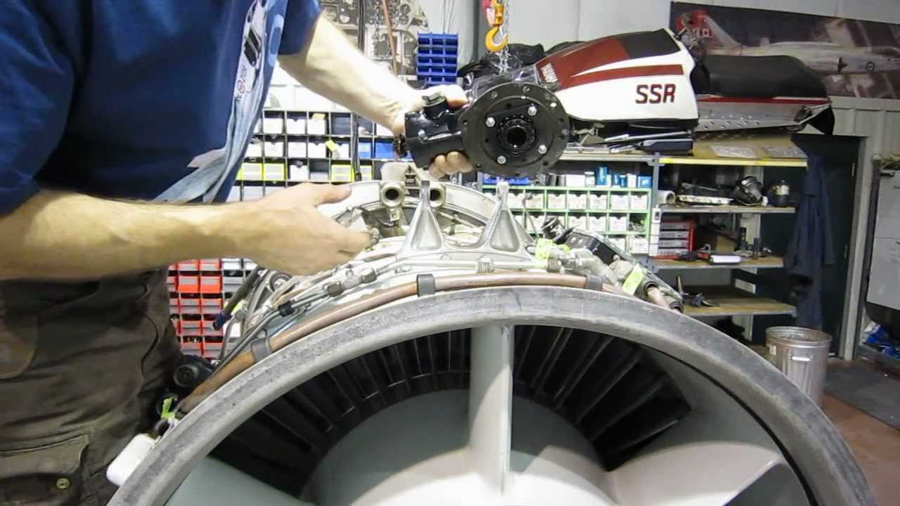 Orenda 14 Turbojet in the shop - YouTube