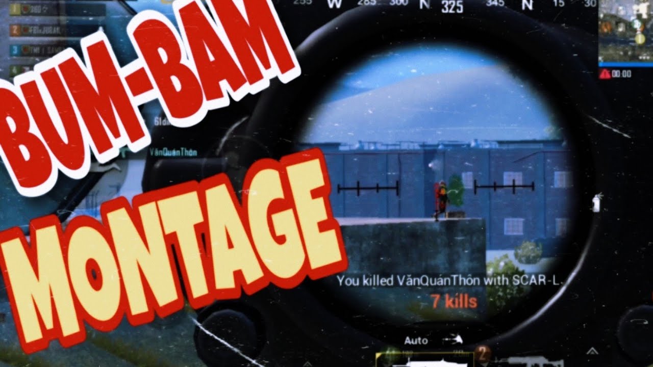 BUM-BAM MONTAGE || BEST VIDEO || SAMRAT GAMING YT || PUBG MOBILE - YouTube