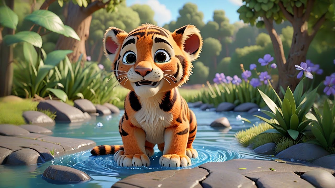 Baby Tiger’s Big Roar | Exciting Animal Sound & Action Song for Kids ...