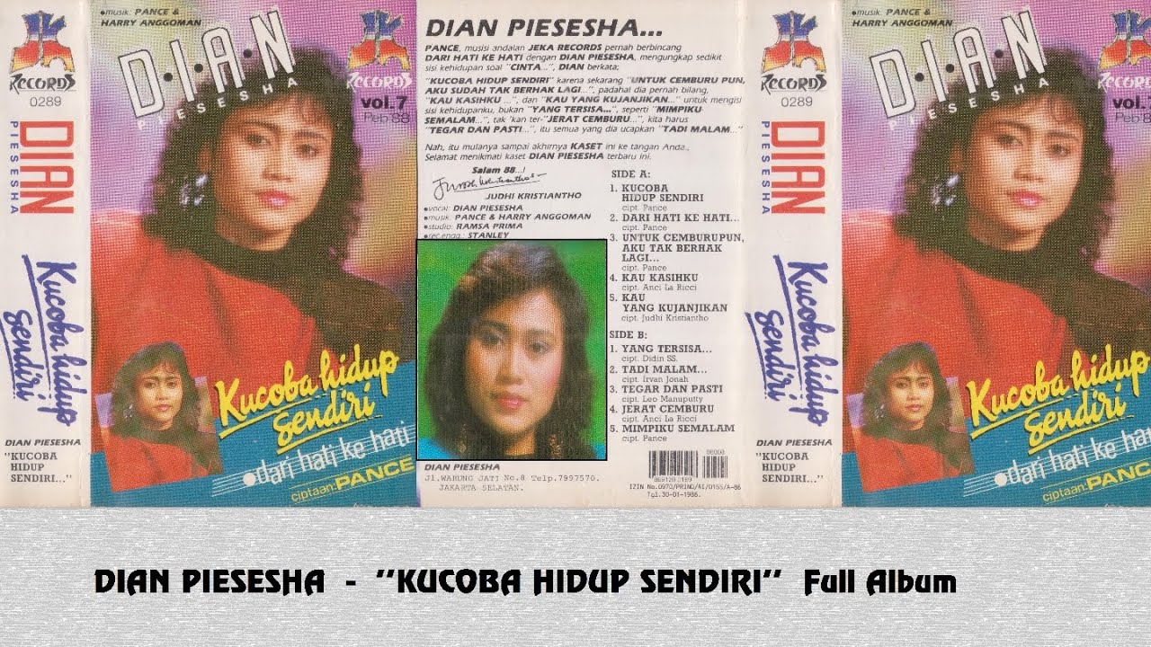 Dian Piesesha - "Kucoba Hidup Sendiri" full album - YouTube