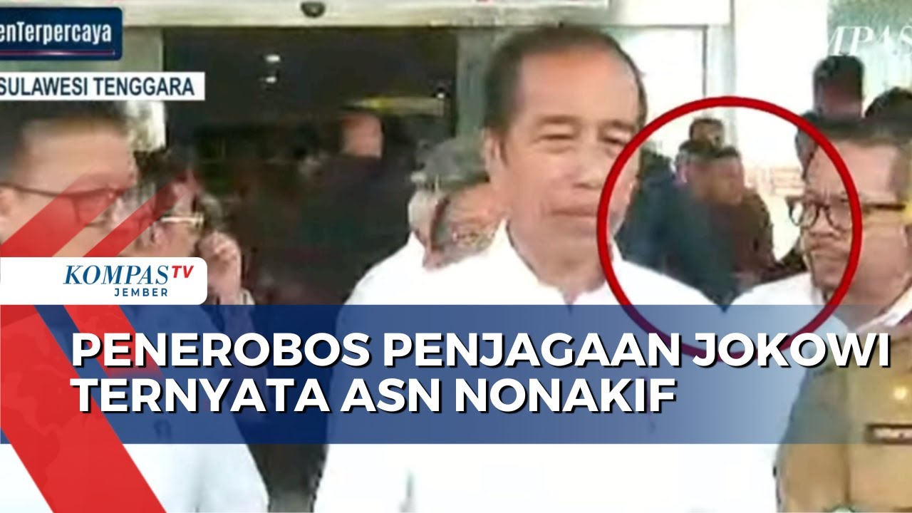 Penerobos Penjagaan Jokowi Ternyata ASN Nonakif - YouTube