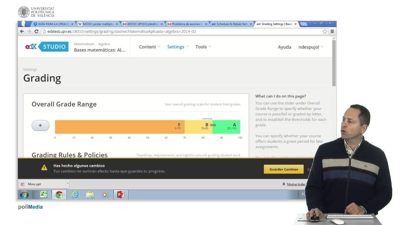 edX Studio. Grading | 6/23 | UPV - YouTube