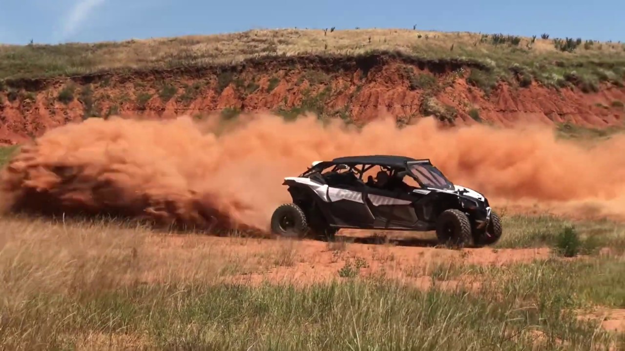 Hitting jumps, crawling, and sliding in a Can Am Maverick x3 Turbo and ...