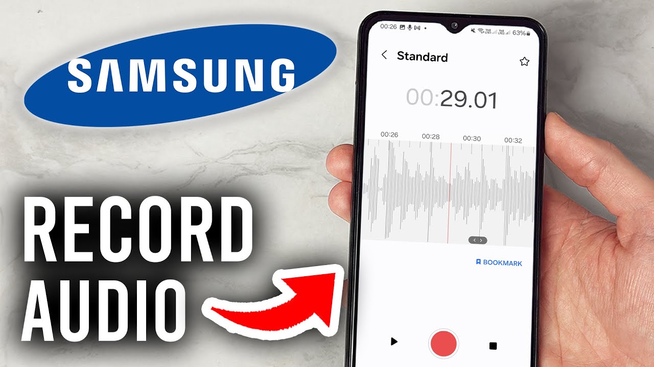 How To Record Audio On ANY Samsung Phone - Step By Step - YouTube