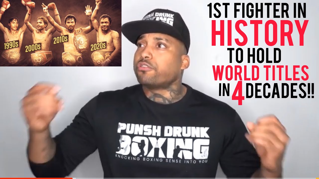 Manny Pacquiao 4 DECADES as CHAMPION WOW!!! 1ST boxer in HISTORY ...