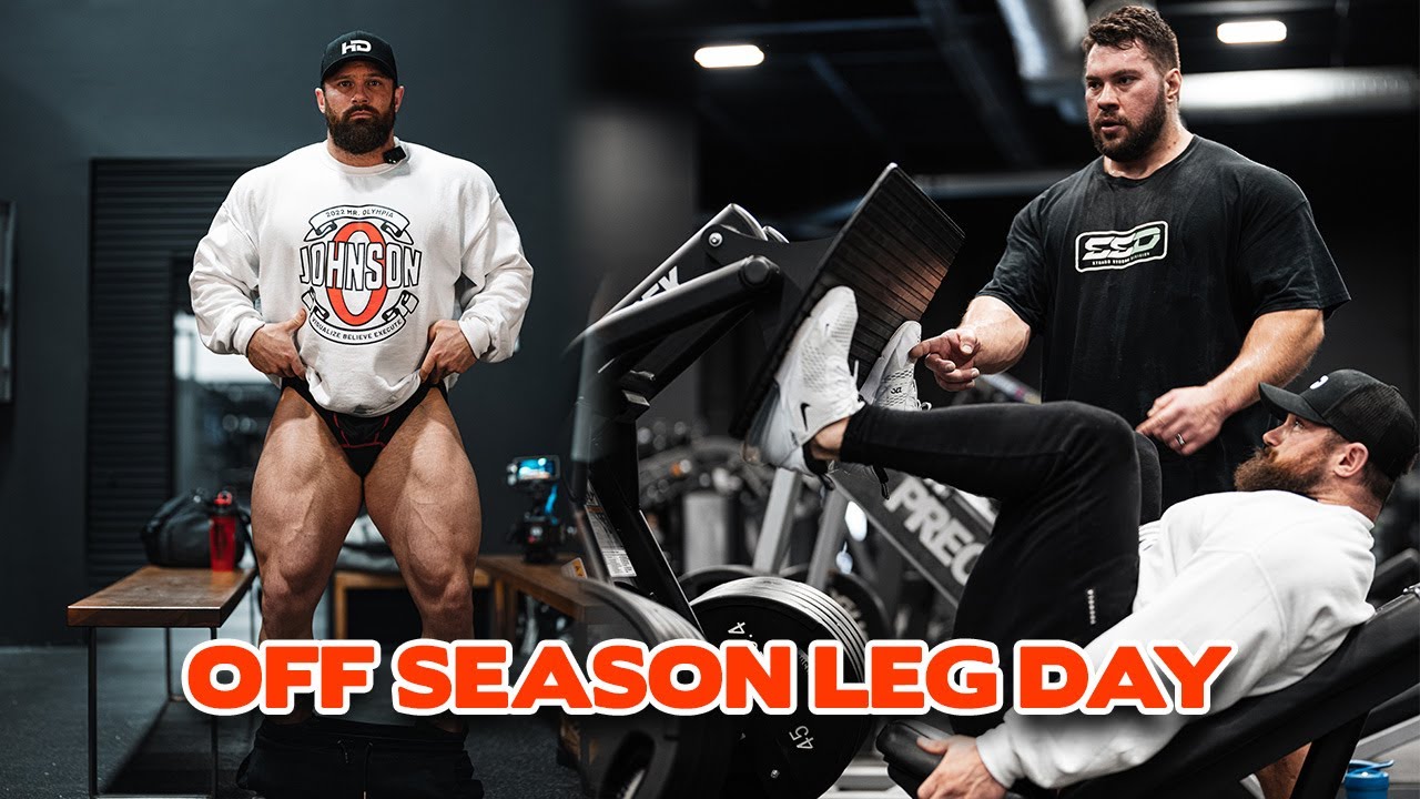JOOCY LEG DAY - TYLER JOHNSON IFBB PRO & ROBIN STRAND IFBB PRO - YouTube
