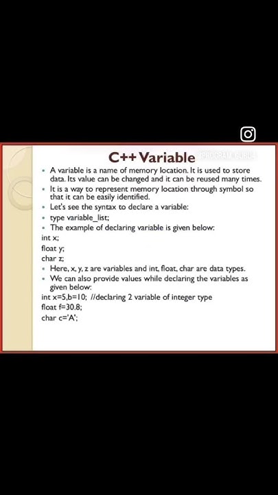 What Is Variable In C Coding Programmer Cprograming Program Cprogramming Programming