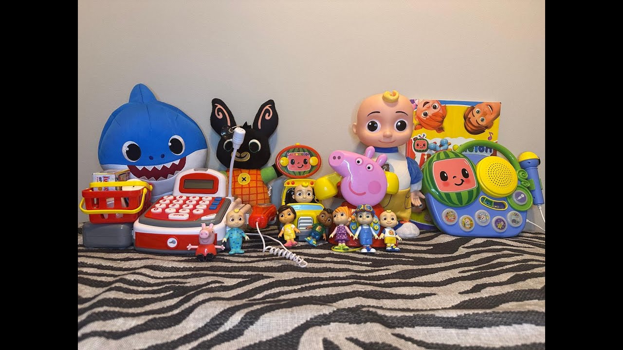 Binkie Bongo Satisfying 7 minutes Unboxing ASMR with toys of Cocomelon ...