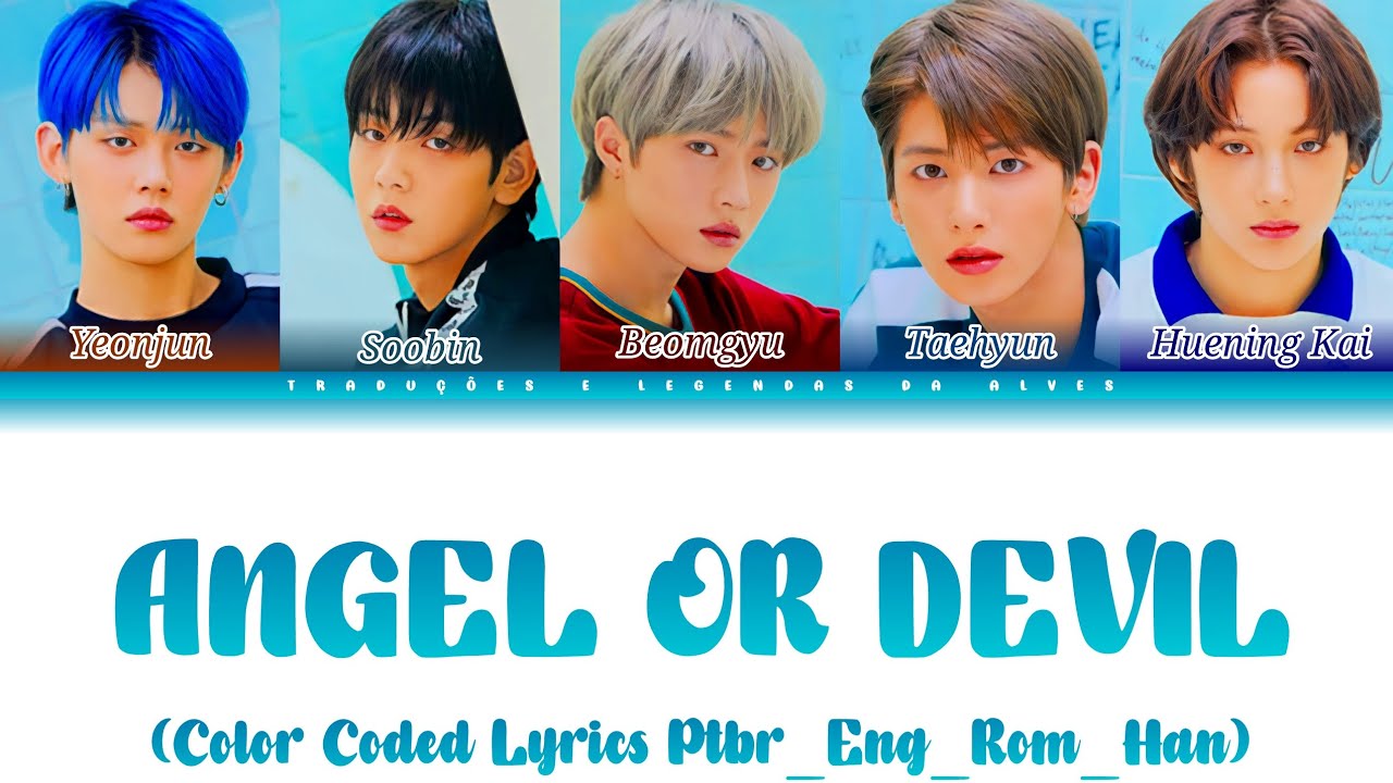 TXT - Angel Or Devil (Color Coded Lyrics Ptbr_Eng_Rom_Han) - YouTube