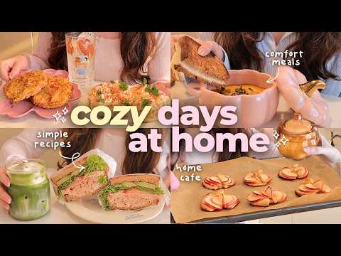 cozy fall cooking at home 🍂 making jam, baking & comforting meals