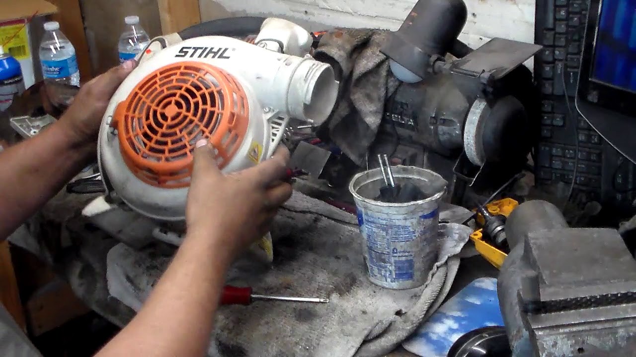 teardown of stihl leaf blower part 1 joe valles small engine repair ...