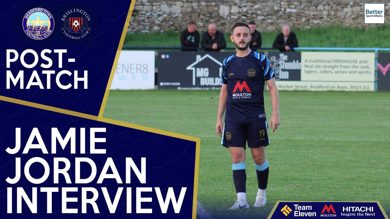 Jamie Jordan's Reaction | Bradford Town FC 1-1 Brislington FC - YouTube
