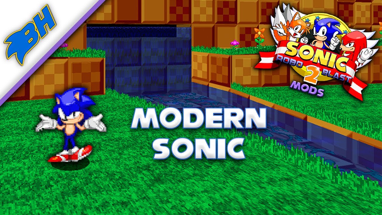 Modern Sonic in Sonic Robo Blast 2 - [SRB2 Mods] - YouTube