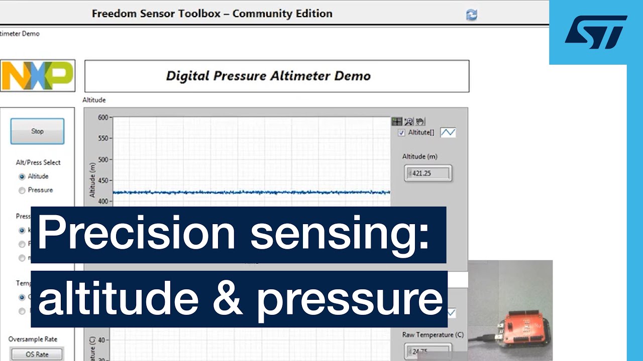 Explore precision altitude & pressure sensing: FRDM sensor toolbox with ...