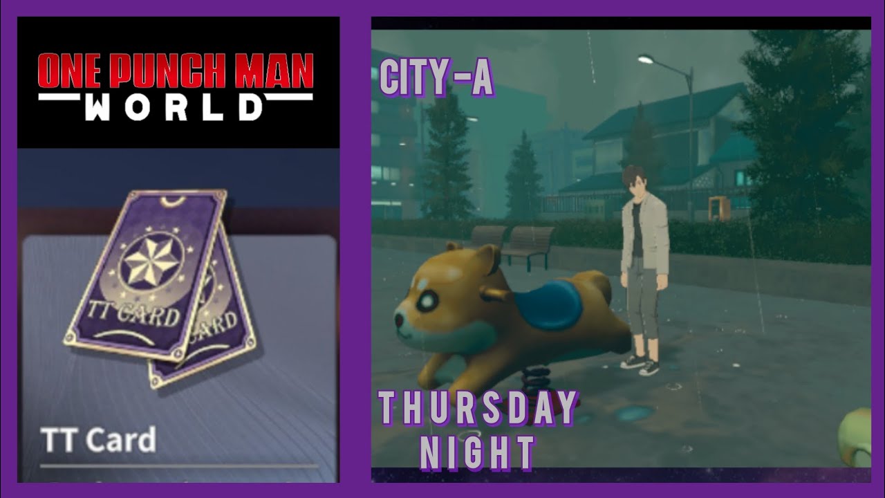 TT CARD Thursday Night City-A [OnePunchManWorld] - YouTube