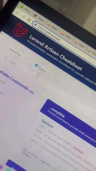 10 Laravel Artisan Commands You Didn't Know About #TechKnowledge #LearnLaravel #ProgrammingLife ...