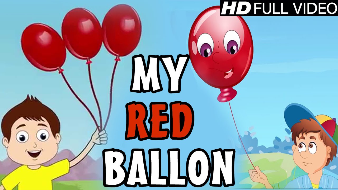 My Red Balloon | English Animated Nursery Rhyme - YouTube
