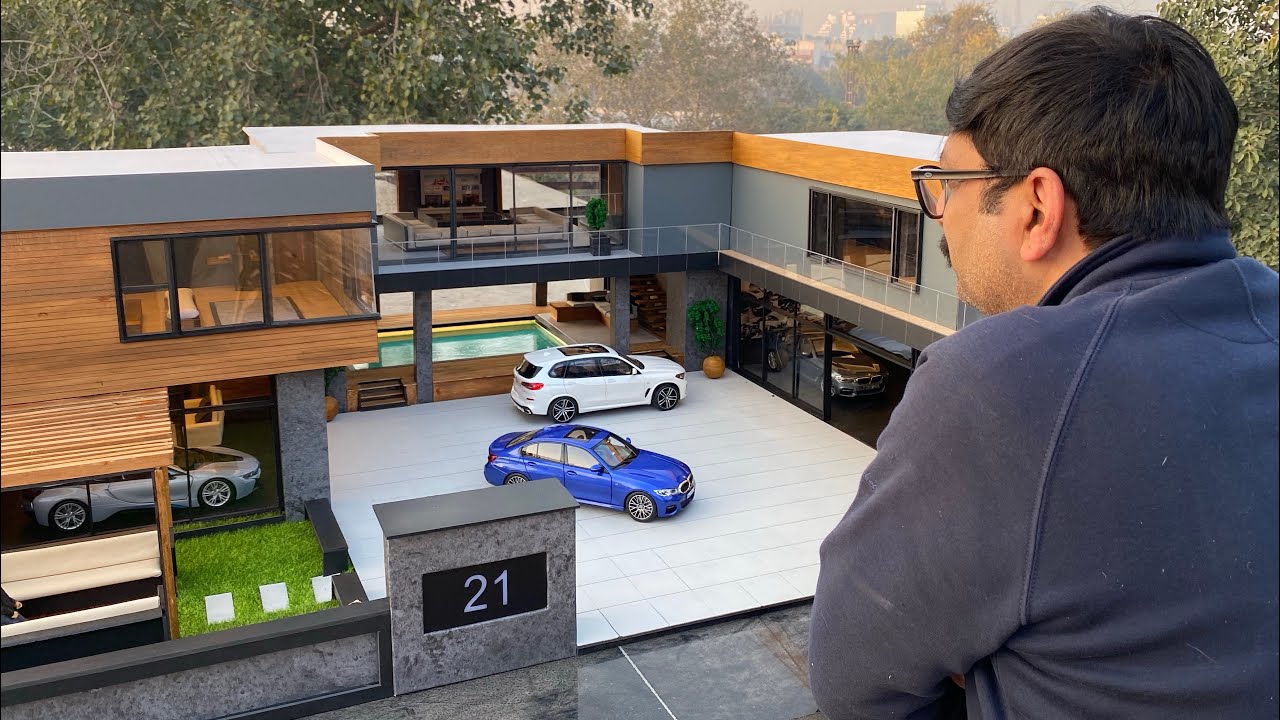 Building a Miniature Luxury Manison | Realistic Model House - YouTube