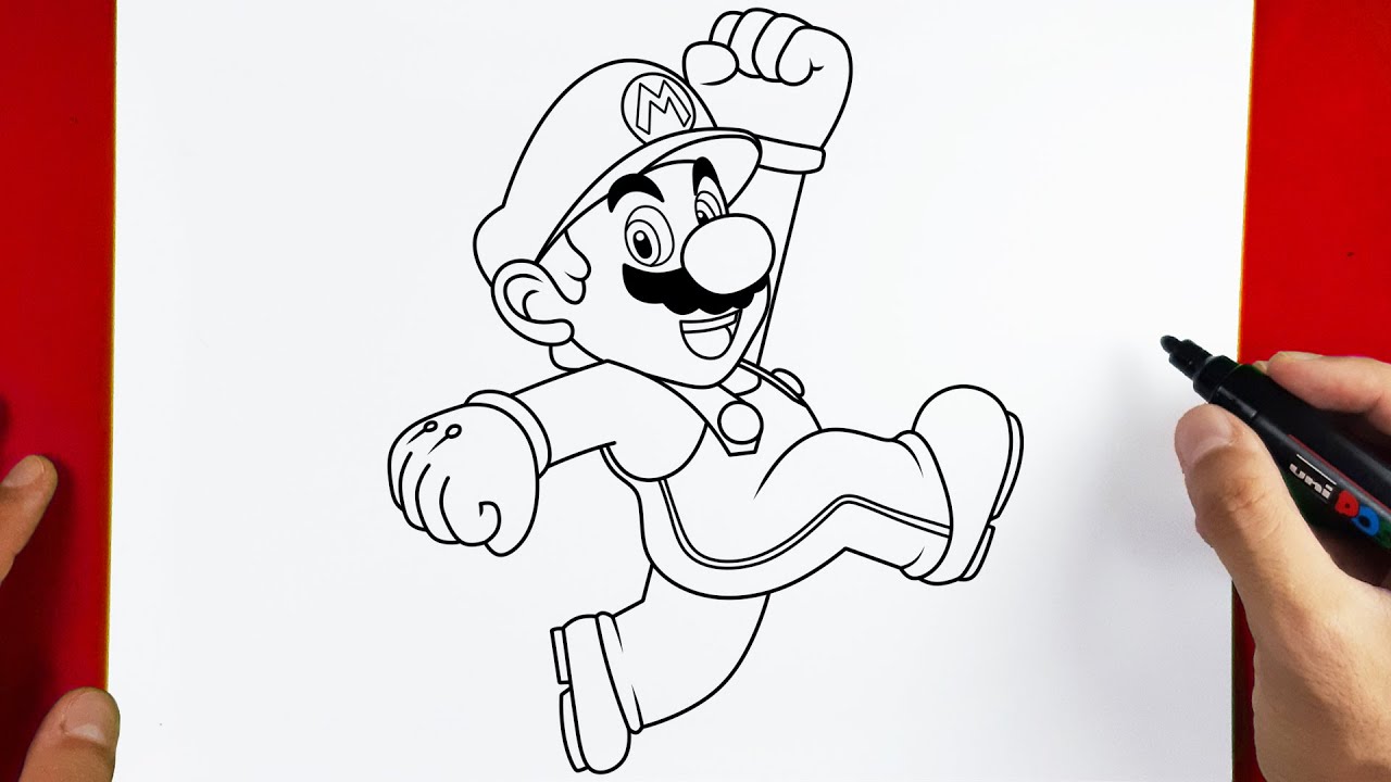 How to Draw Super Mario Bros the MOVIE - YouTube
