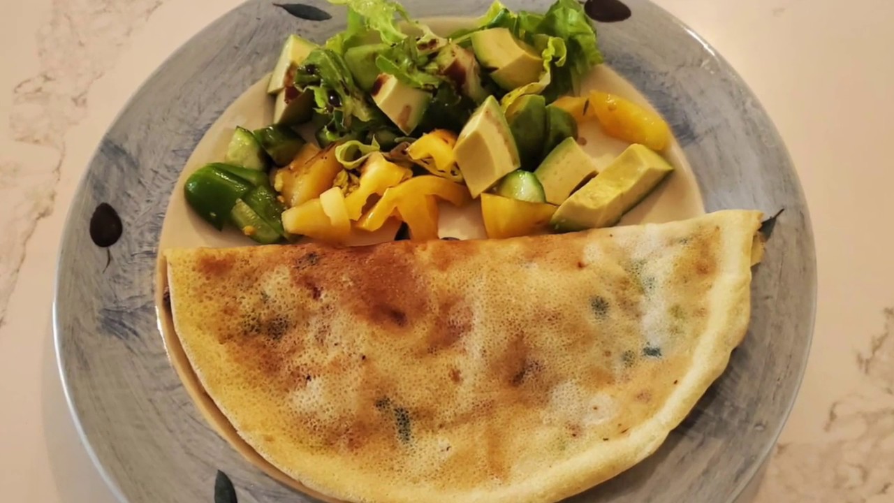 Scallion Crepes | كريب مالحين بالبصلة الخضرى - YouTube