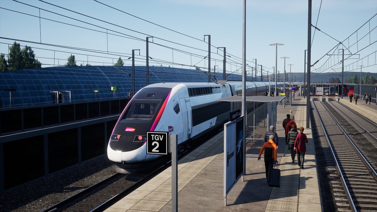 Train Sim World 5: Поезд TGV Duplex 200-й серии. Маршруты - YouTube