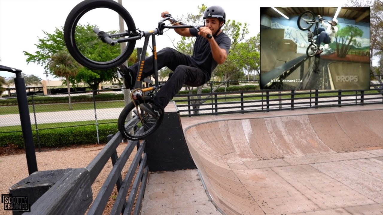 New School Rider Attempts 10 Mid School BMX Tricks! - YouTube