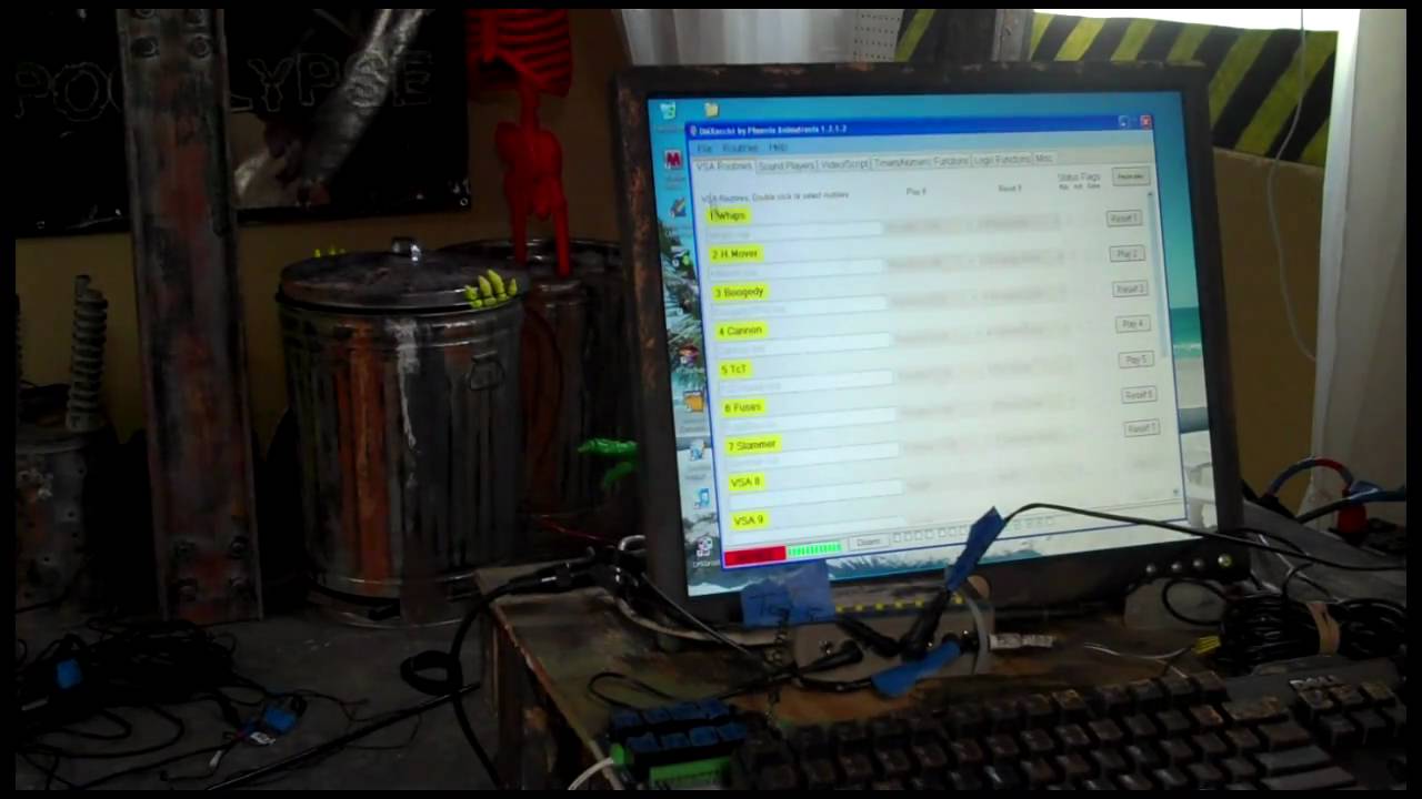 DMXorcist: DMX Home Haunt Controlling - YouTube