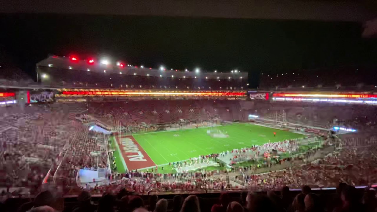 Alabama Football New Lights “Turndown for What” - YouTube
