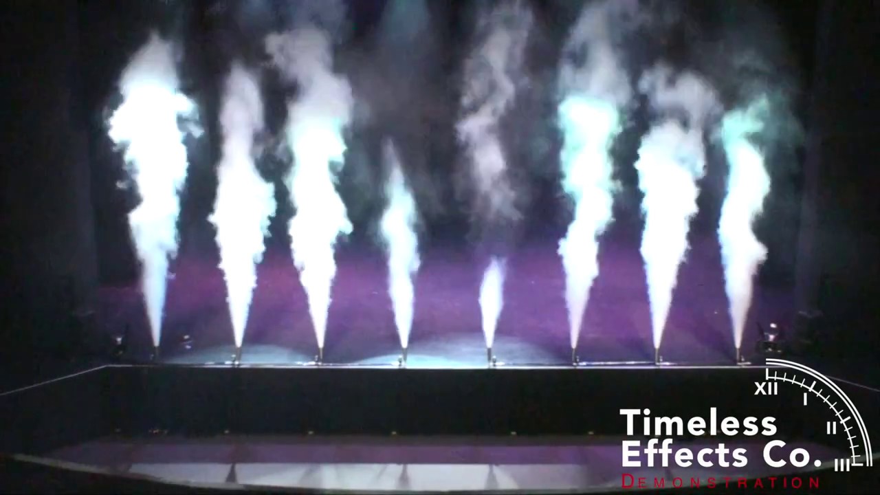 Timeless Effects - CO2 Cryo Jets - Demo - YouTube