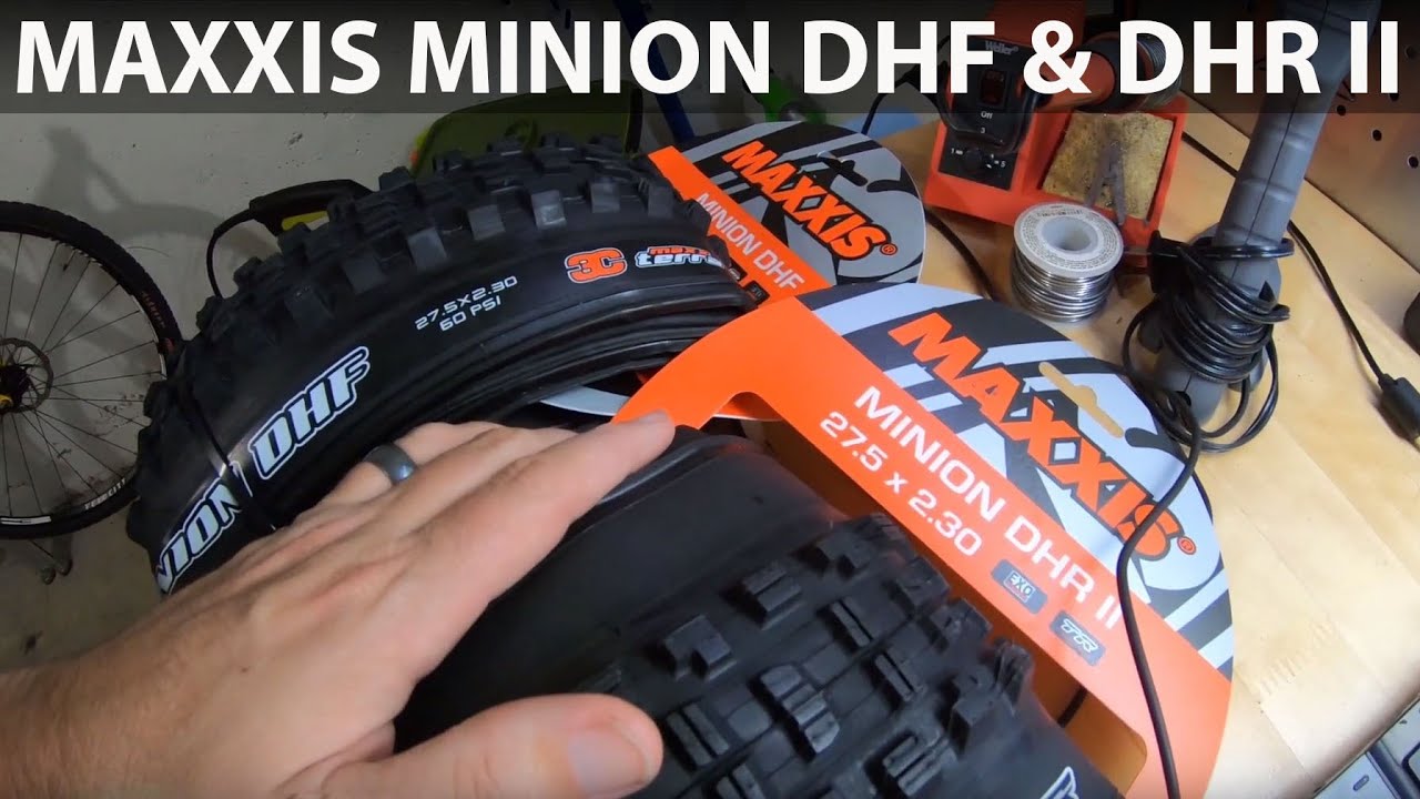 Installing Maxxis Minion DHF and DHR II tires on my Giant Stance 2 ...