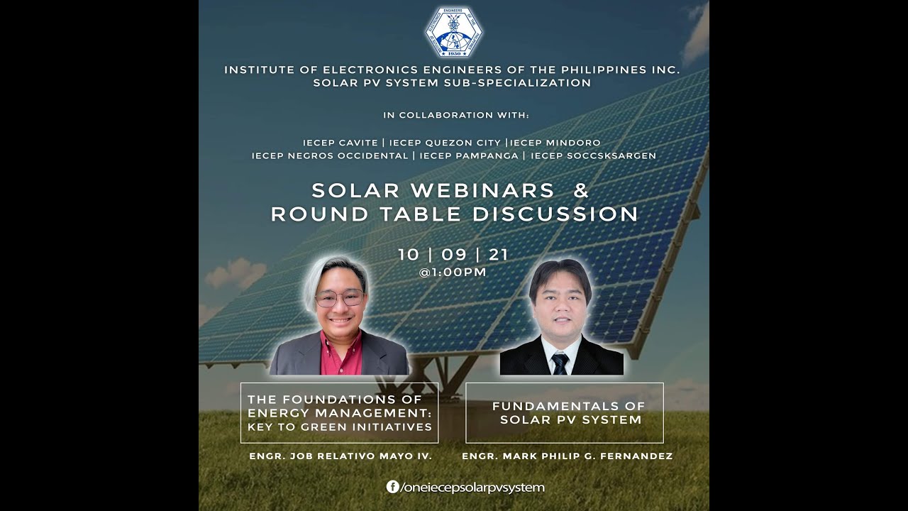 Solar Webinars and Round Table Discussion - YouTube