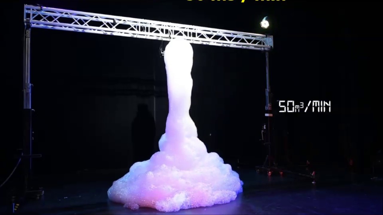 Machine à mousse pour apéro mousse et soirées mousse - YouTube