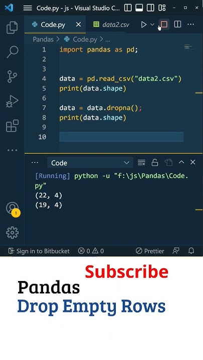 Python In Telugu Pandas Python Remove Empty Rows Python For Beginners In Telugu Pandas