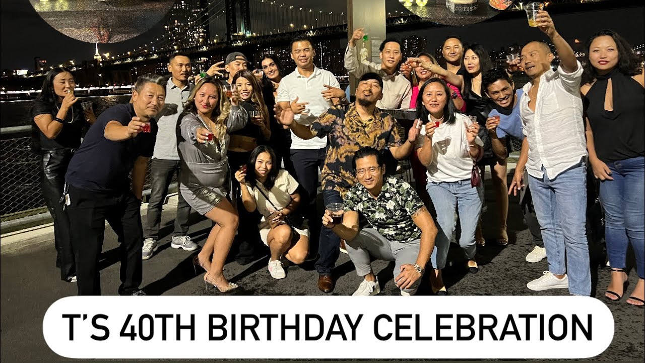 Sneak peek of T’s 40th birthday Celebration with friends and family ...
