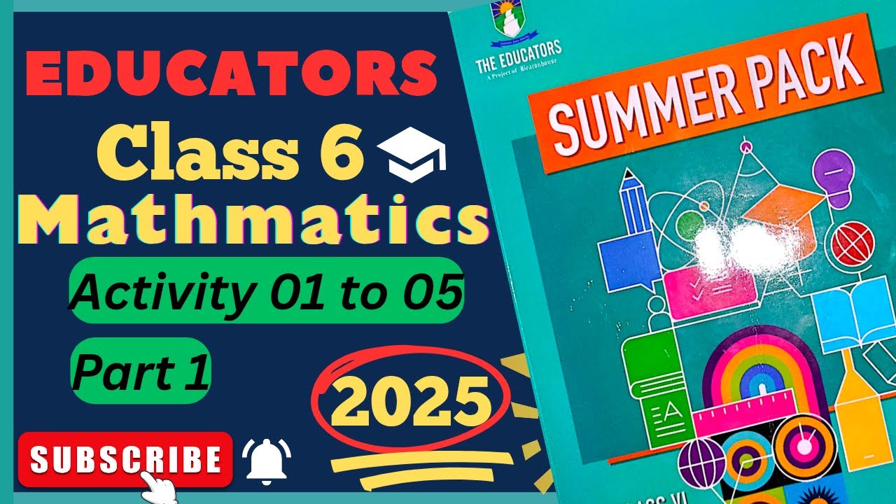 Educators Class 6 English Summer pack solution 2025 | Final Part # ...