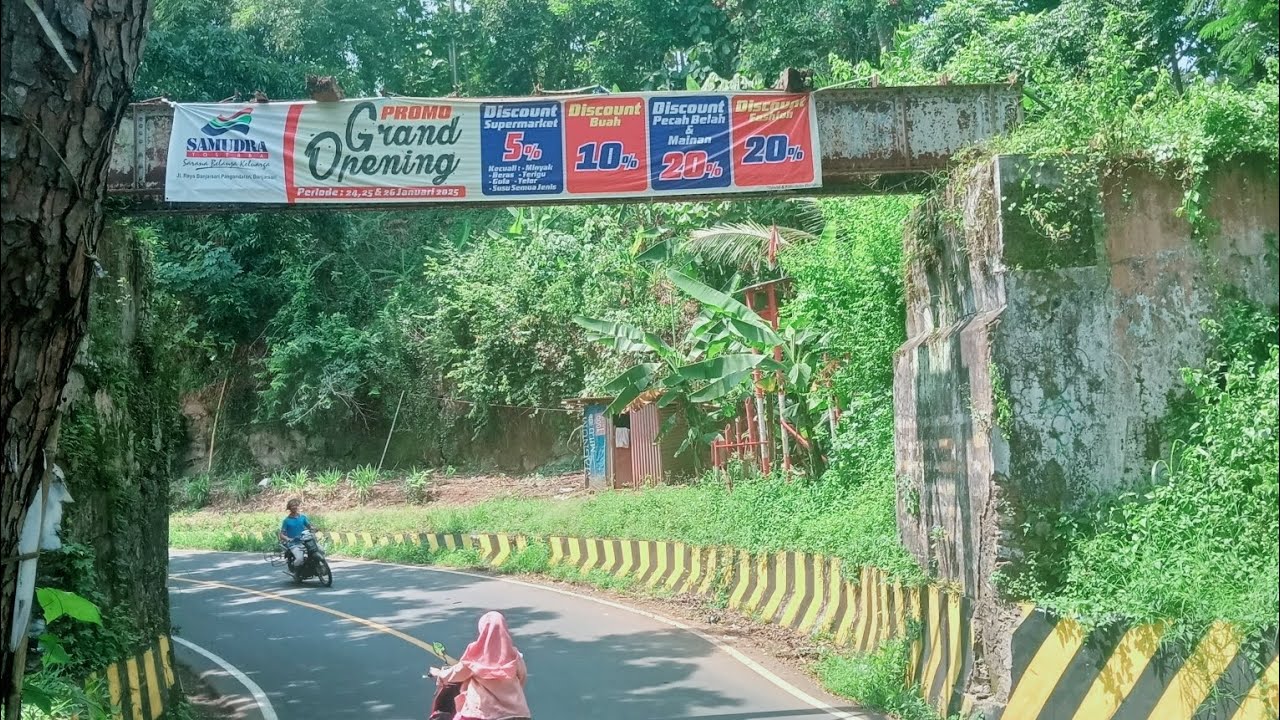 jembatan Viaduk kereta api Banjar Cijulang - YouTube