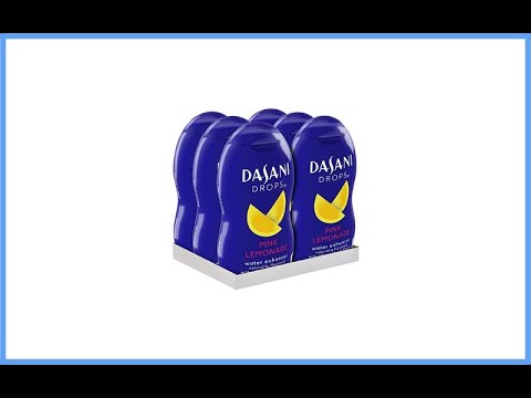 Dasani Drops Pink Lemonade Water Enhancer Review - YouTube