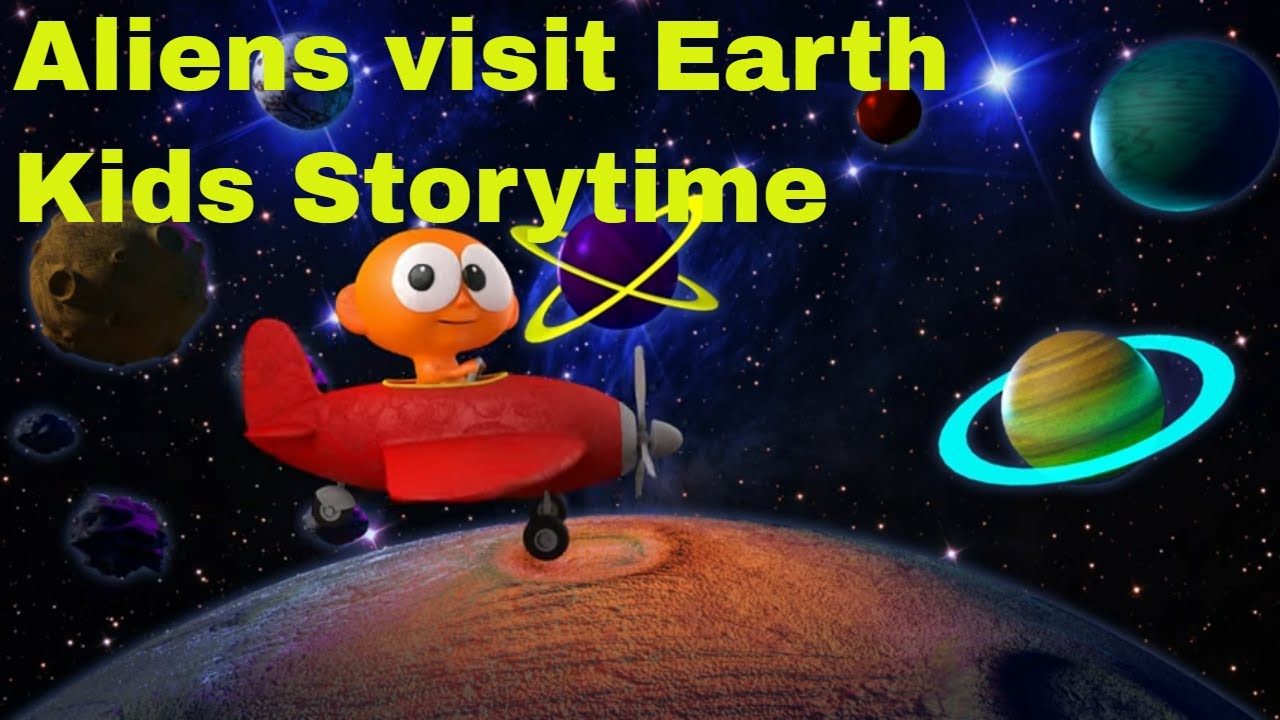 Alien visits Earth from another planet| kidsstory |storytime ...