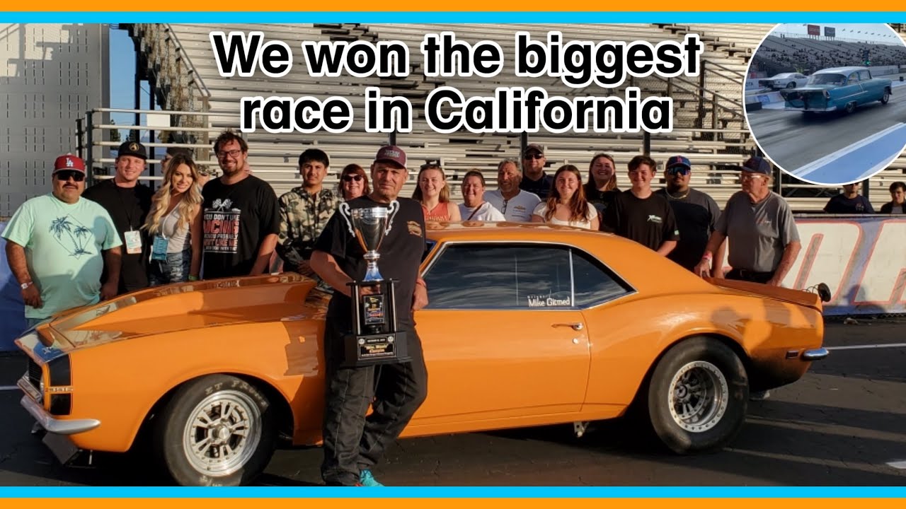 We Won the IN-N-OUT 75th anniversary Drag Race part 2 cars are flying ...