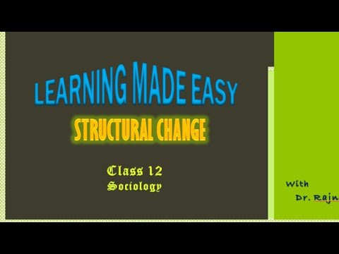 Sociology Class 12 Chapter 8 -Structural Change ONESHOT - YouTube