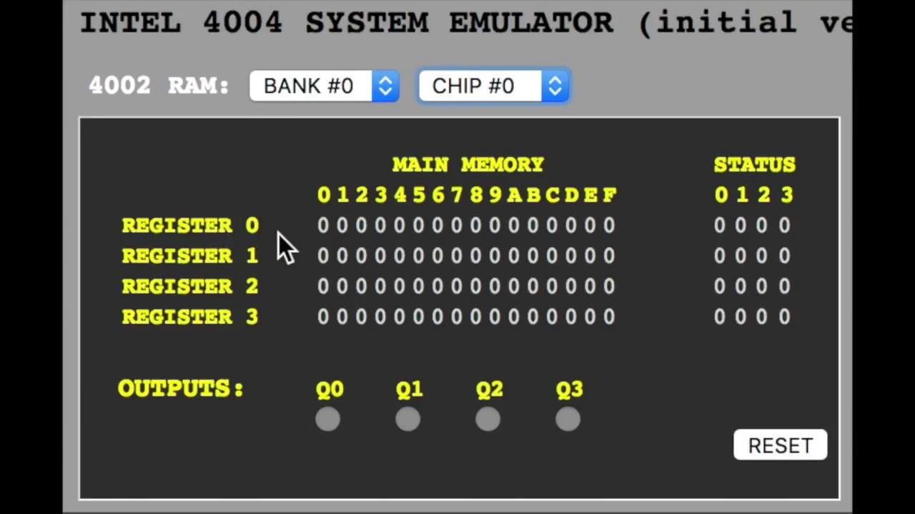 Intel 4004 Introduction - YouTube