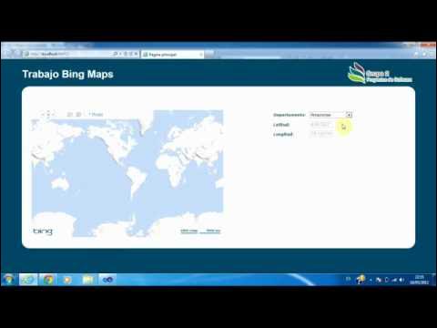 Bing Maps MVC [Ejemplo 1] - YouTube