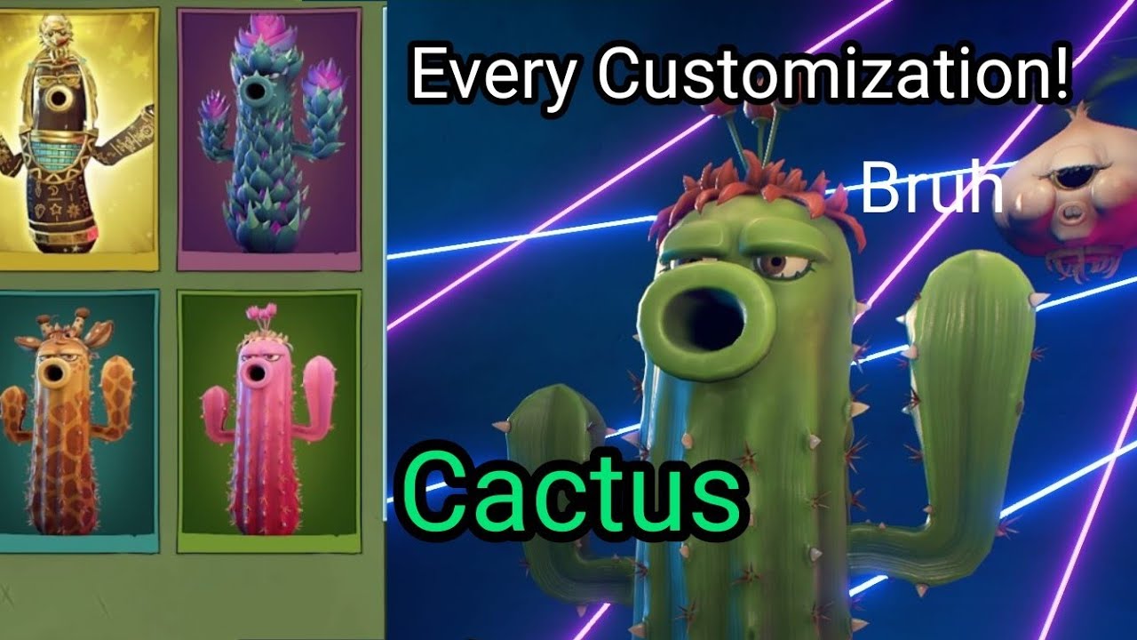 Every Cactus Customization in BFN! - YouTube
