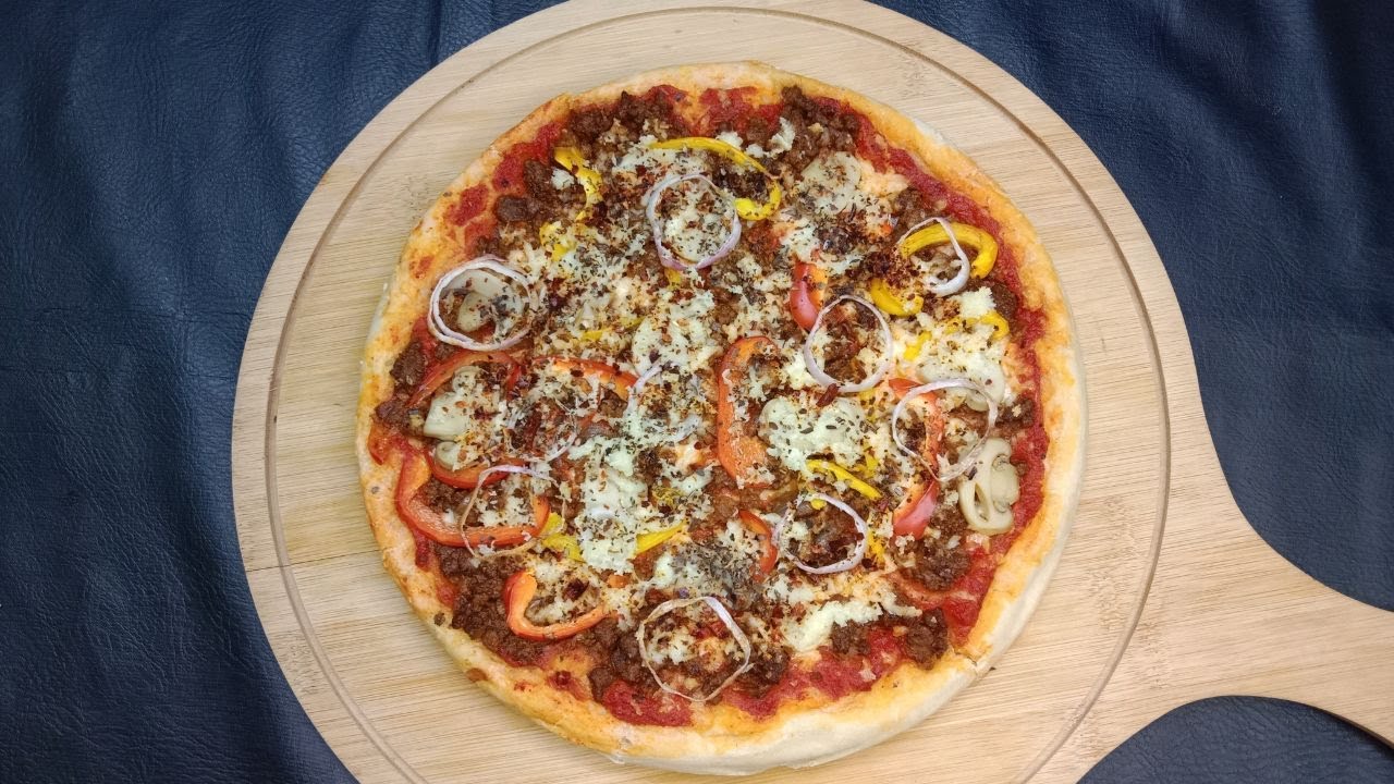 Mutton Keema Pizza recipe. - YouTube
