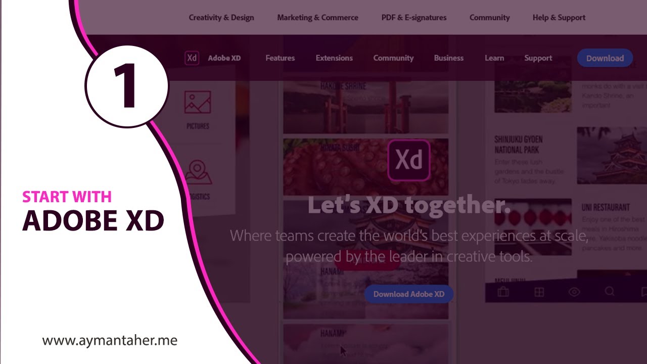 Start with Adobe XD and Install - YouTube