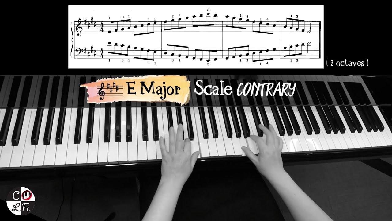 E Major (4 sharps#) Scales and Arpeggios (Complete Set) - YouTube